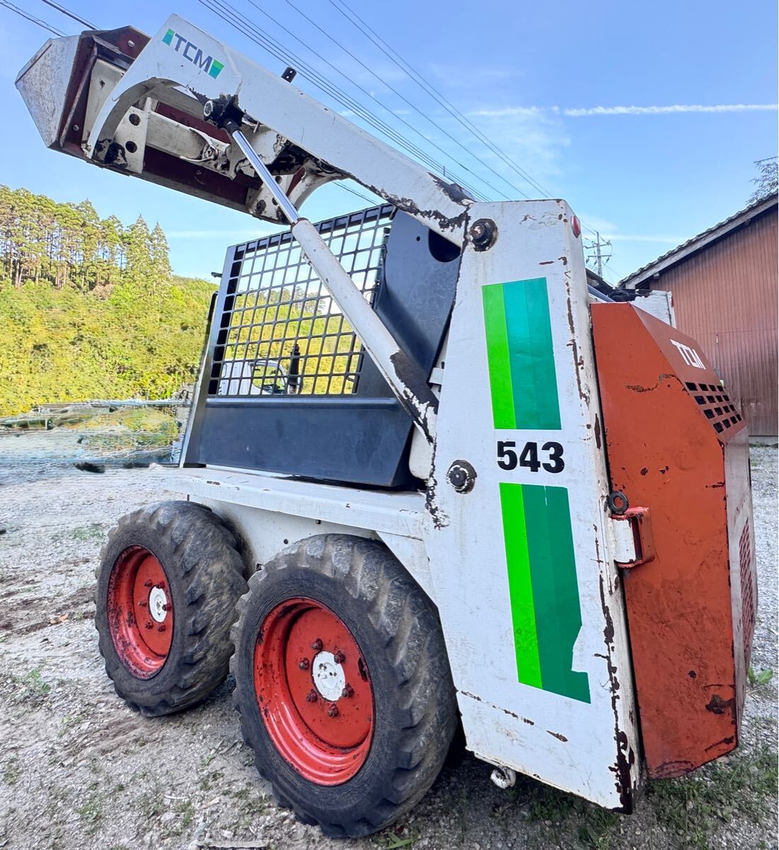 Yahoo!オークション - TCM ボブキャット543 ホイールローダー 実働車