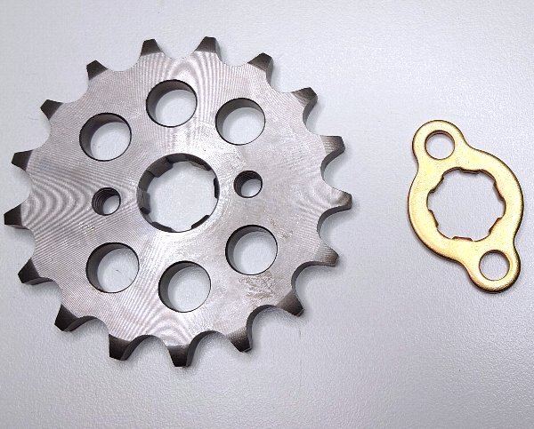 Yahoo!オークション - 420-17T 軽量穴あきXAM製スプロケット カブ50 11...