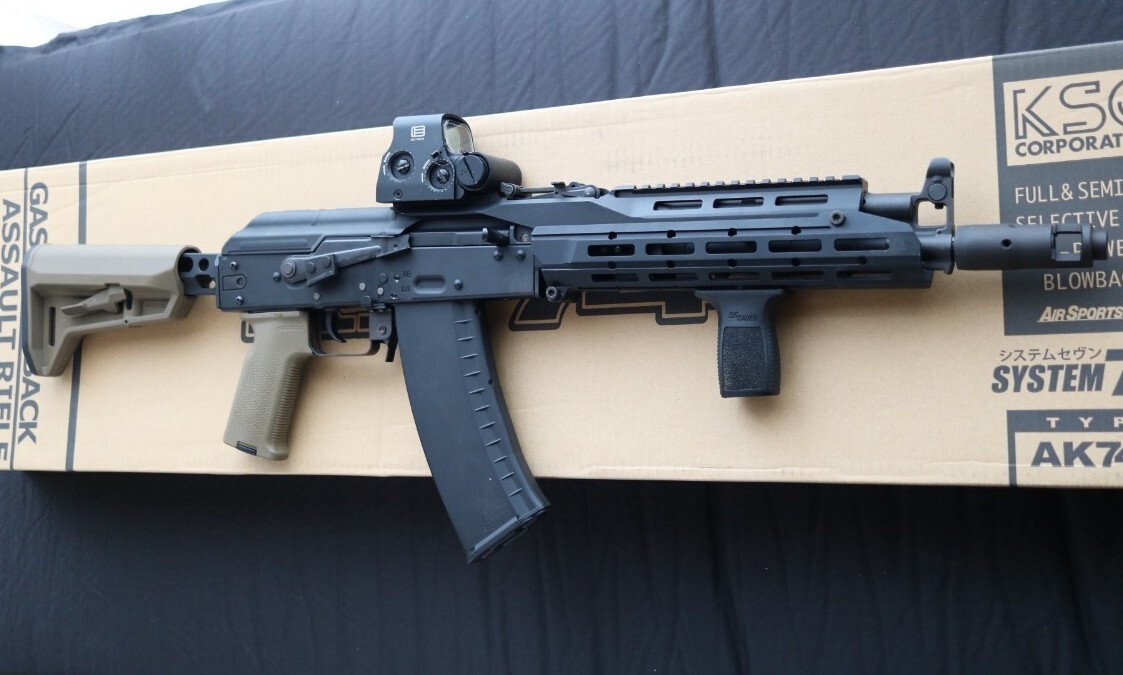 Yahoo!オークション - KSC AK74 GBB sag2.1 カスタム ガスブロ