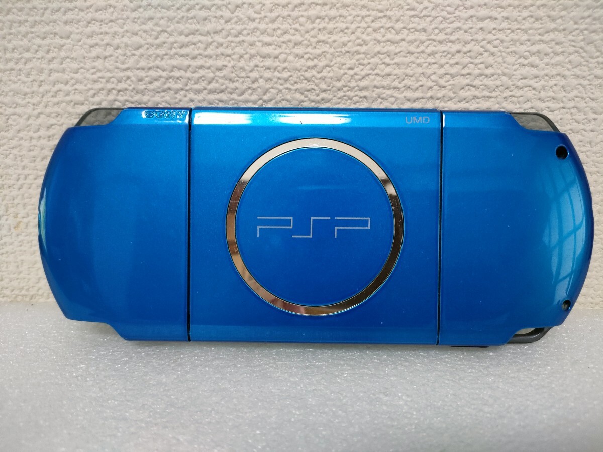 Yahoo!オークション - ソニー PSP-3000 バイブラントブルー 動作確認済...