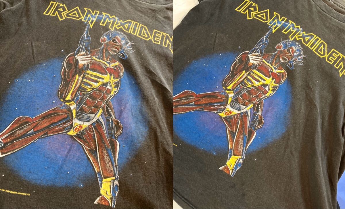IRON MAIDEN 80'sVINTAGE MUSIC T-SHIRT 1987's ミュージックT IRON MAIDEN 80'sVINTAGE MUSIC T-SHIRT 1987's ミュージックT