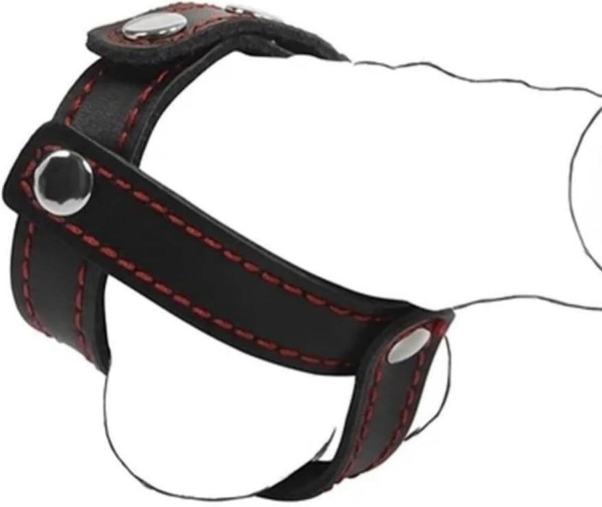 Yahoo!オークション - レザーペニスリング BDSM 睾丸ボンデージ拘束具 ...