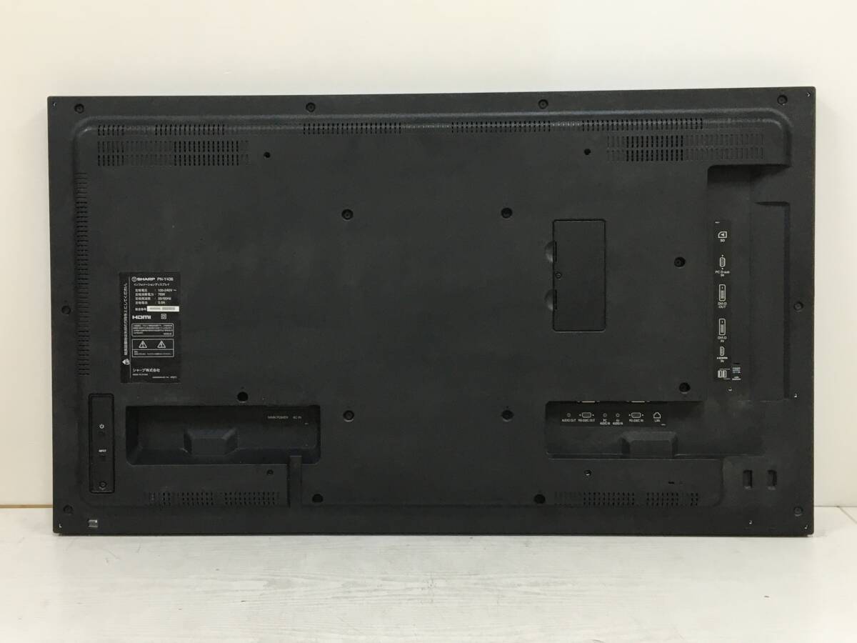 Yahoo!オークション - 【良品 43インチ】SHARP PN-Y436 ワイド液晶モ...