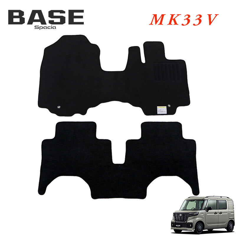 Yahoo!オークション - スペーシアベース MK33V 黒 フロアマット SPACIA...