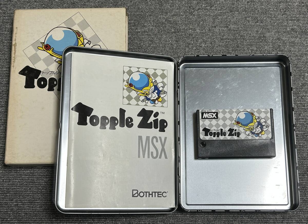 Yahoo!オークション - MSX2 カートリッジROMソフト TOPPLE ZIP 動作確...