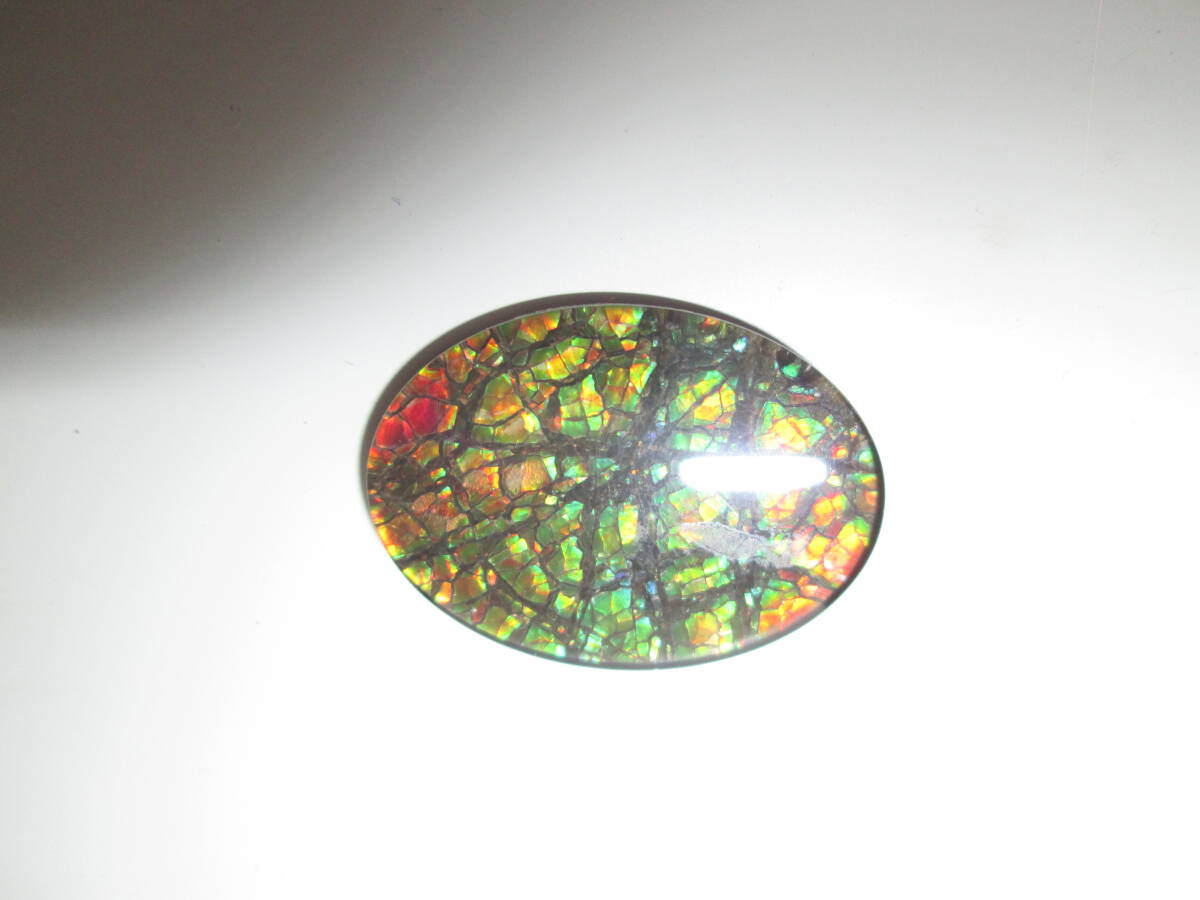 Yahoo!オークション - (68) アンモライト ルース 裸石 約13.85ct 約18...