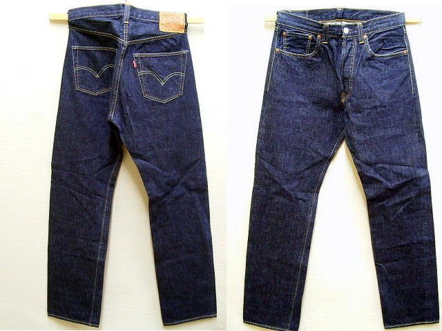 Yahoo!オークション - 即決[W33]LVC 濃紺 47501-0117 USA製 リジッド 5...