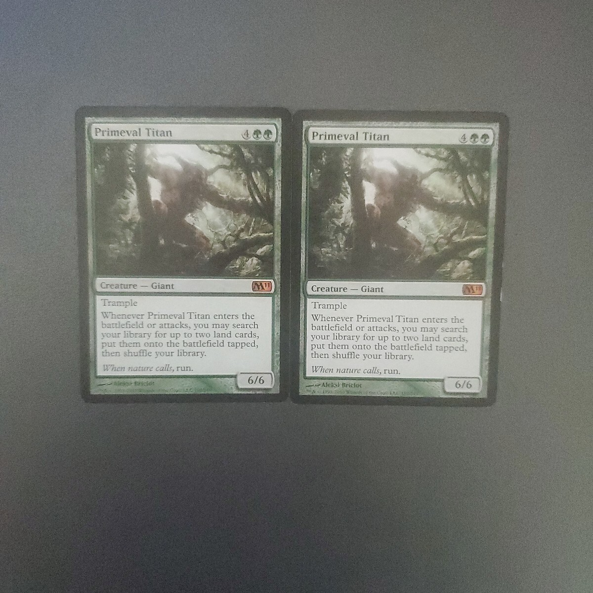 Yahoo!オークション - MTG 原始のタイタン M11英語 2枚セット