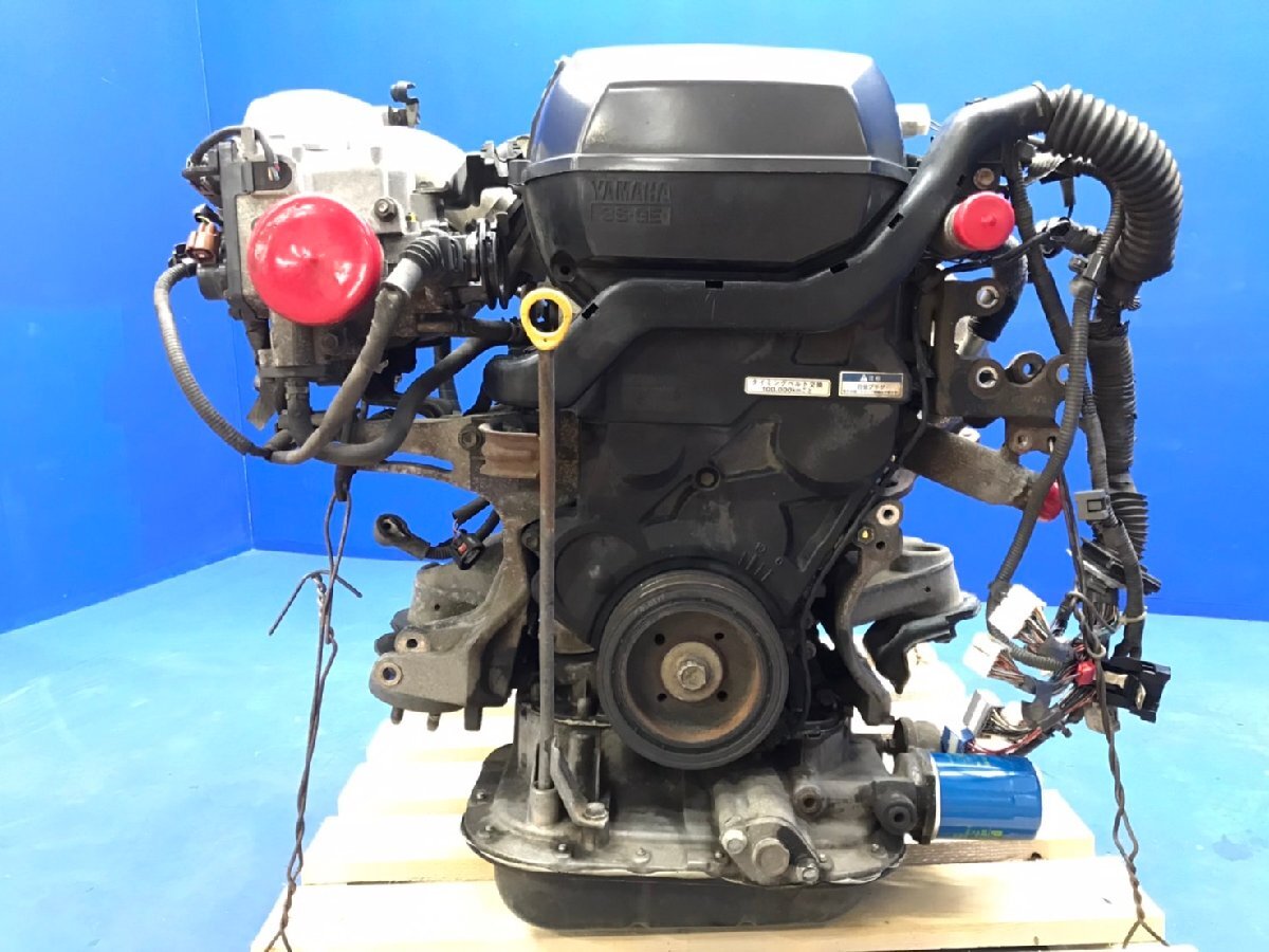 Yahoo!オークション - 売り切り SXE10 アルテッツァ純正 3S-GE エンジ...