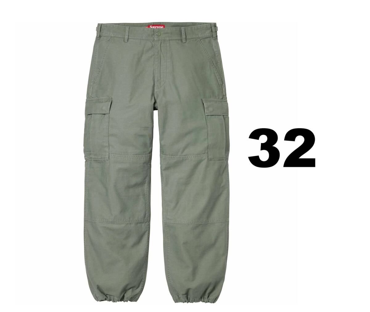 美中古 1000円スタート】24SS Supreme Cargo Pant 32 Olive 美中古 1000円スタート】24SS Supreme Cargo Pant 32 Olive