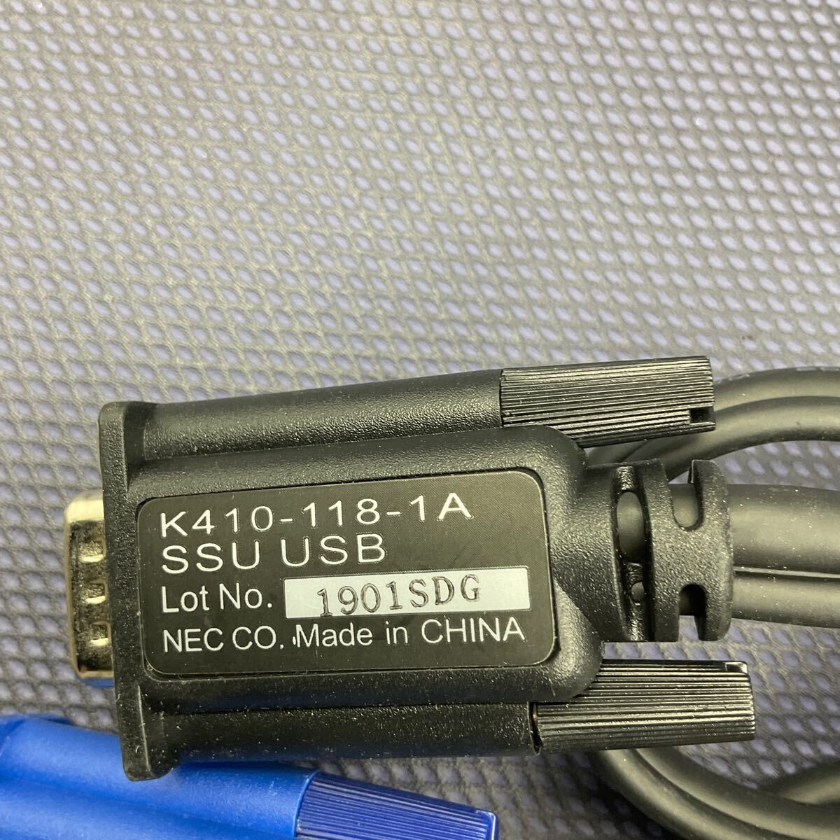 Yahoo!オークション - (D1096) 3本セット NEC KVMケーブル 1.8m K410-...