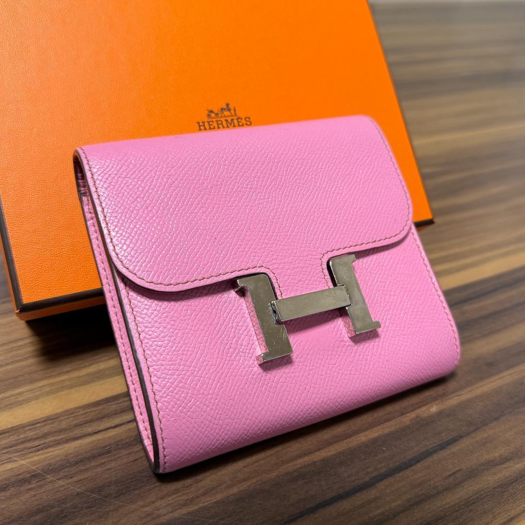 正規品 美品 HERMES エルメス 財布 コンスタンス コンパクト 正規品 美品 HERMES エルメス 財布 コンスタンス コンパクト