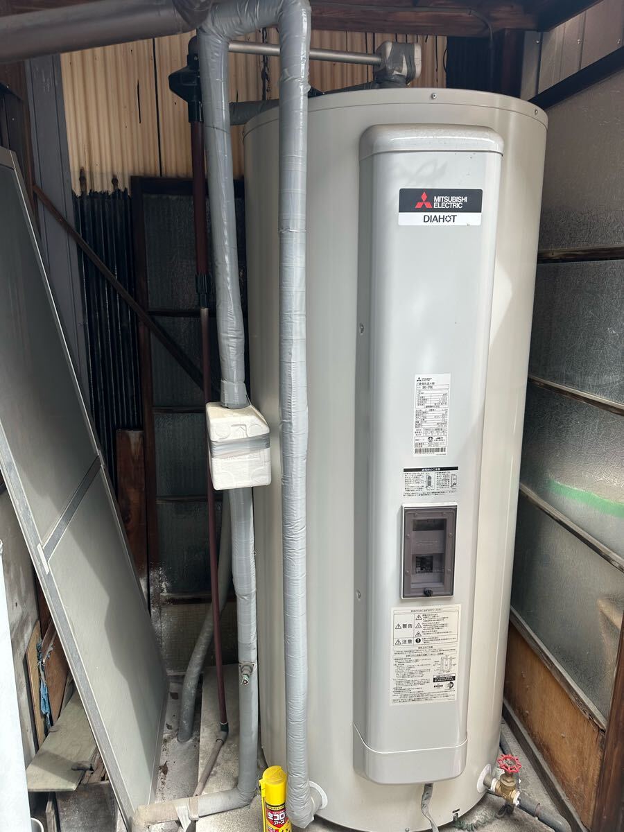 Yahoo!オークション - 23年製 三菱電機 電気温水器 給湯専用 370L マイ...