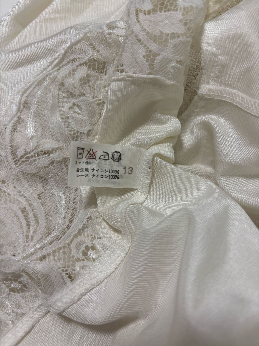 Yahoo!オークション - 高級 ノビィー スリップ ホワイトレース キャミ...