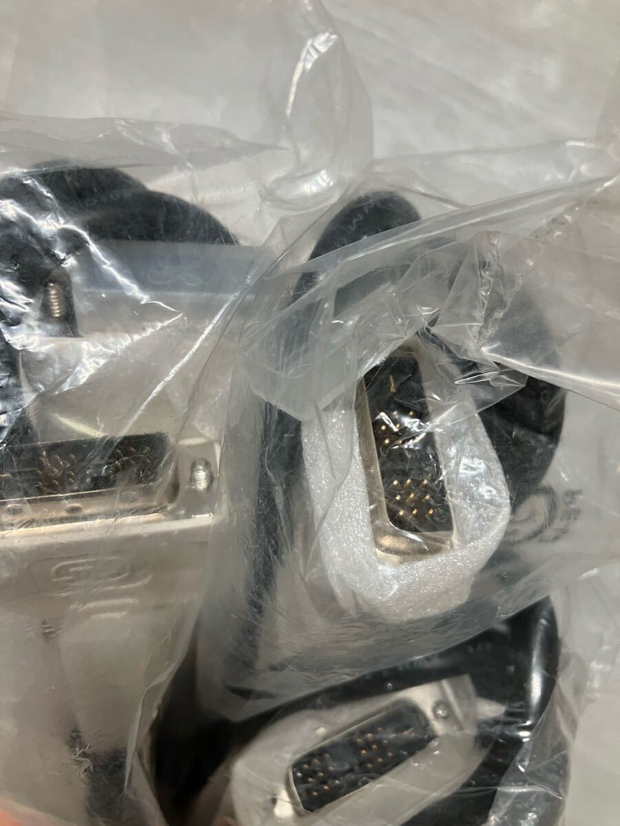 Yahoo!オークション - 送料無料 新品 未使用 未開封 3本 DVI-D 黒 ケー...