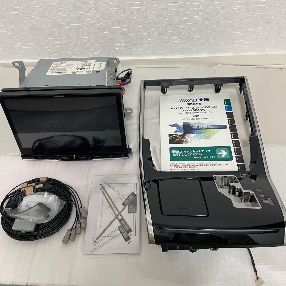 Yahoo!オークション - アルパイン EX10 Z パネル付 ヴェルファイアアル...