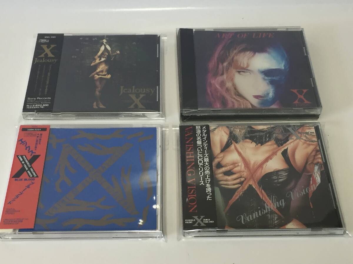 Yahoo!オークション - 帯付 X JAPAN CD「VANISHING VISION」ブルーブ...