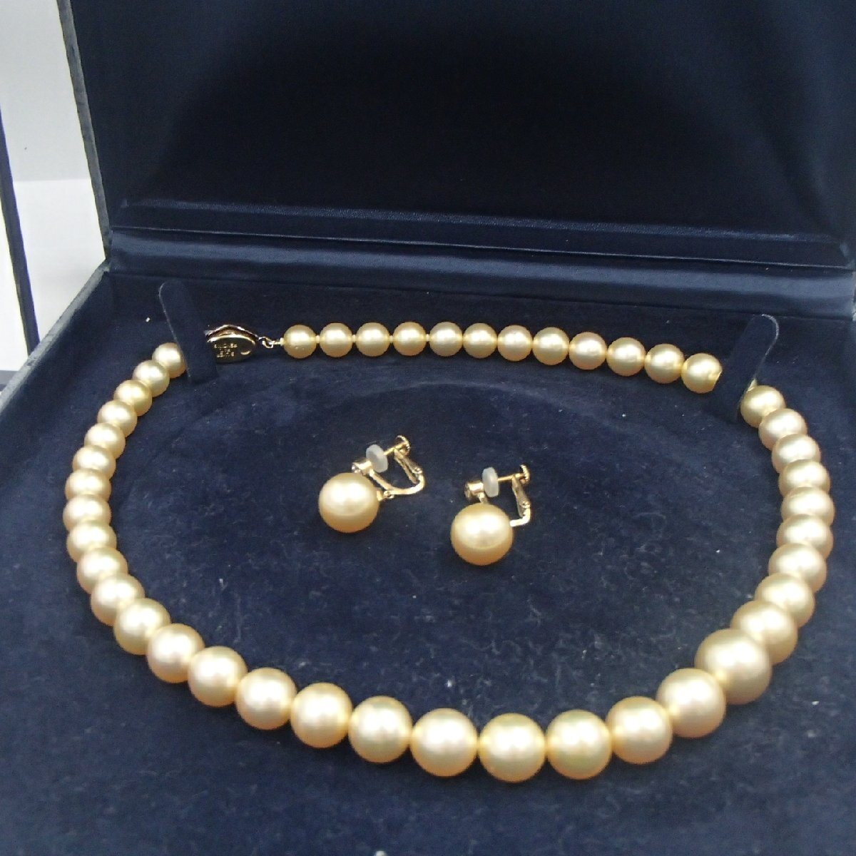 パール ネックレス イヤリング/ silver 約55.1g /K18 750 約5.9g / 丸玉11.9㎜/ 真珠 アクセサリー 箱 鑑別書 YN(その他)｜売買されたオークション情報 ...