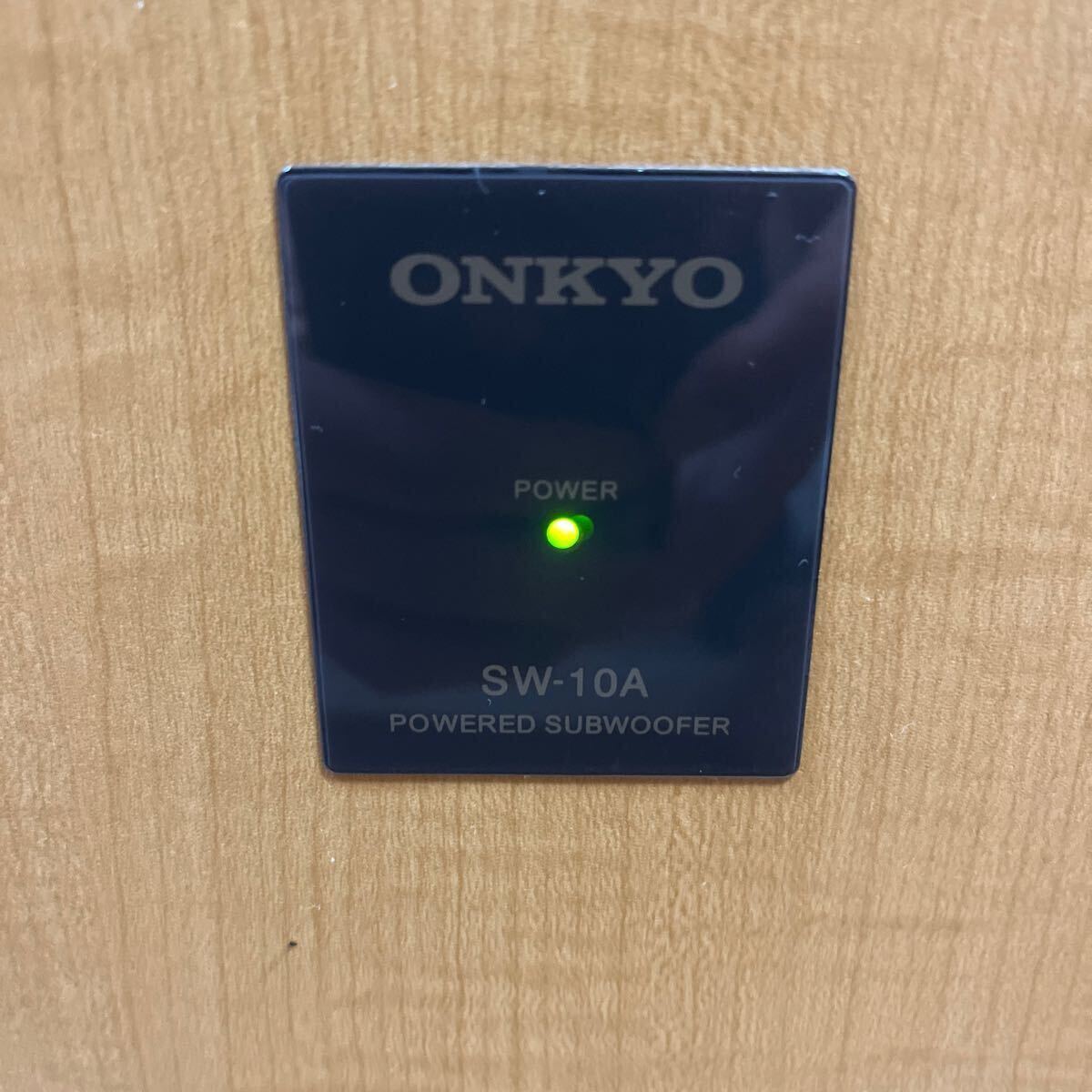 Yahoo!オークション - ONKYO オンキョー サブウーファー SW-10A 木目調...