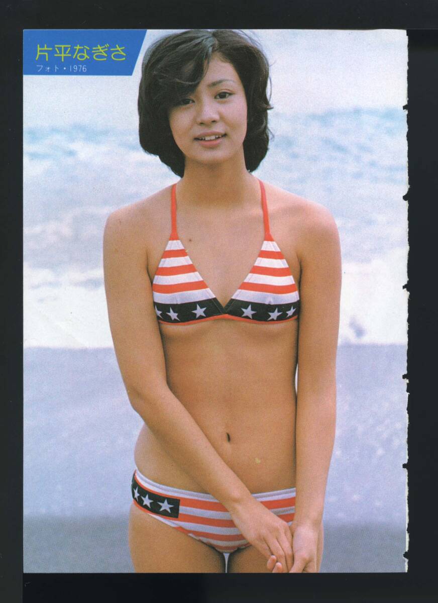 Yahoo!オークション - 片平なぎさ 6p 切り抜き 昭和アイドル