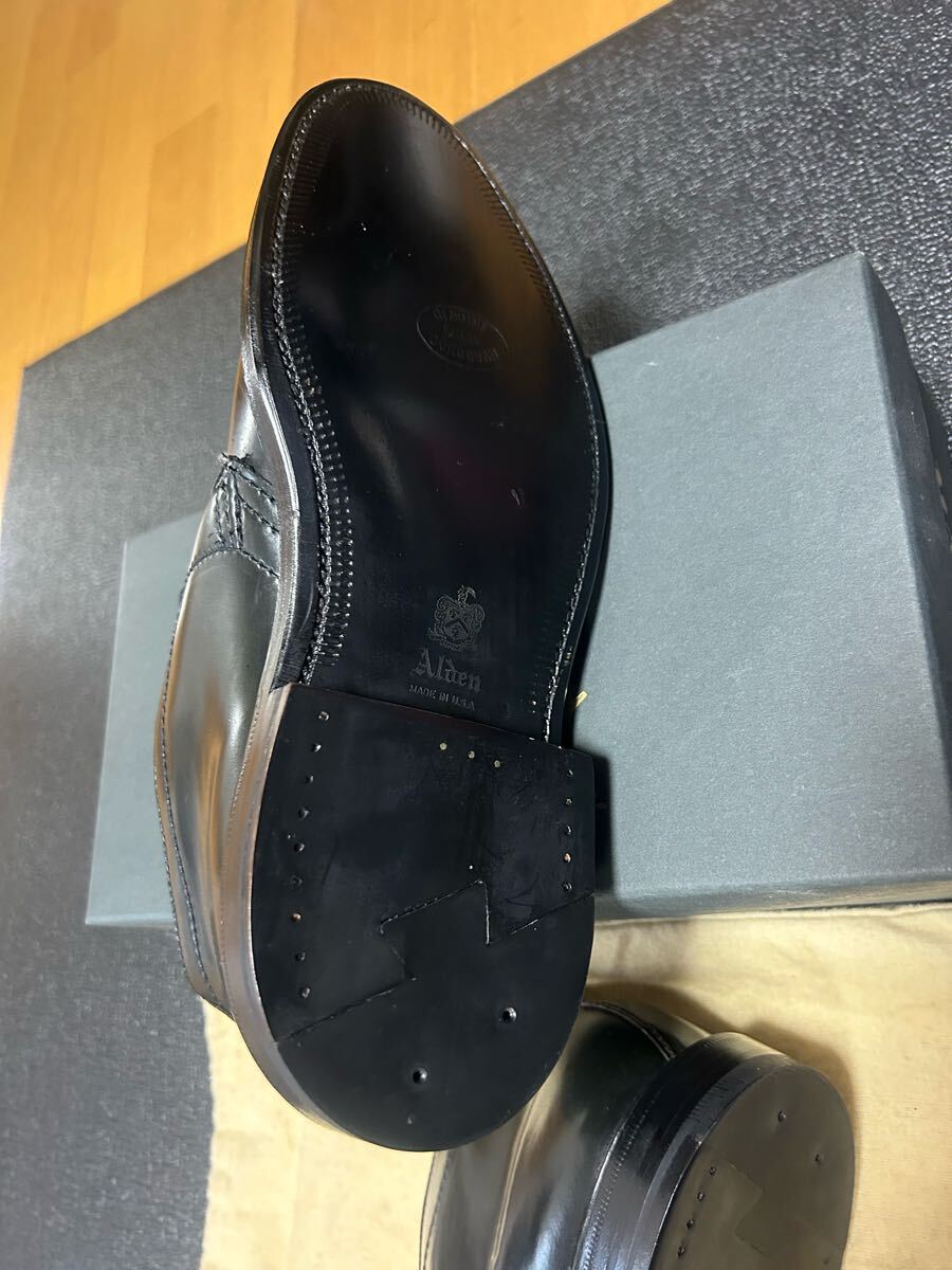 Yahoo!オークション - Alden オールデン チャッカブーツ コードバン 黒...
