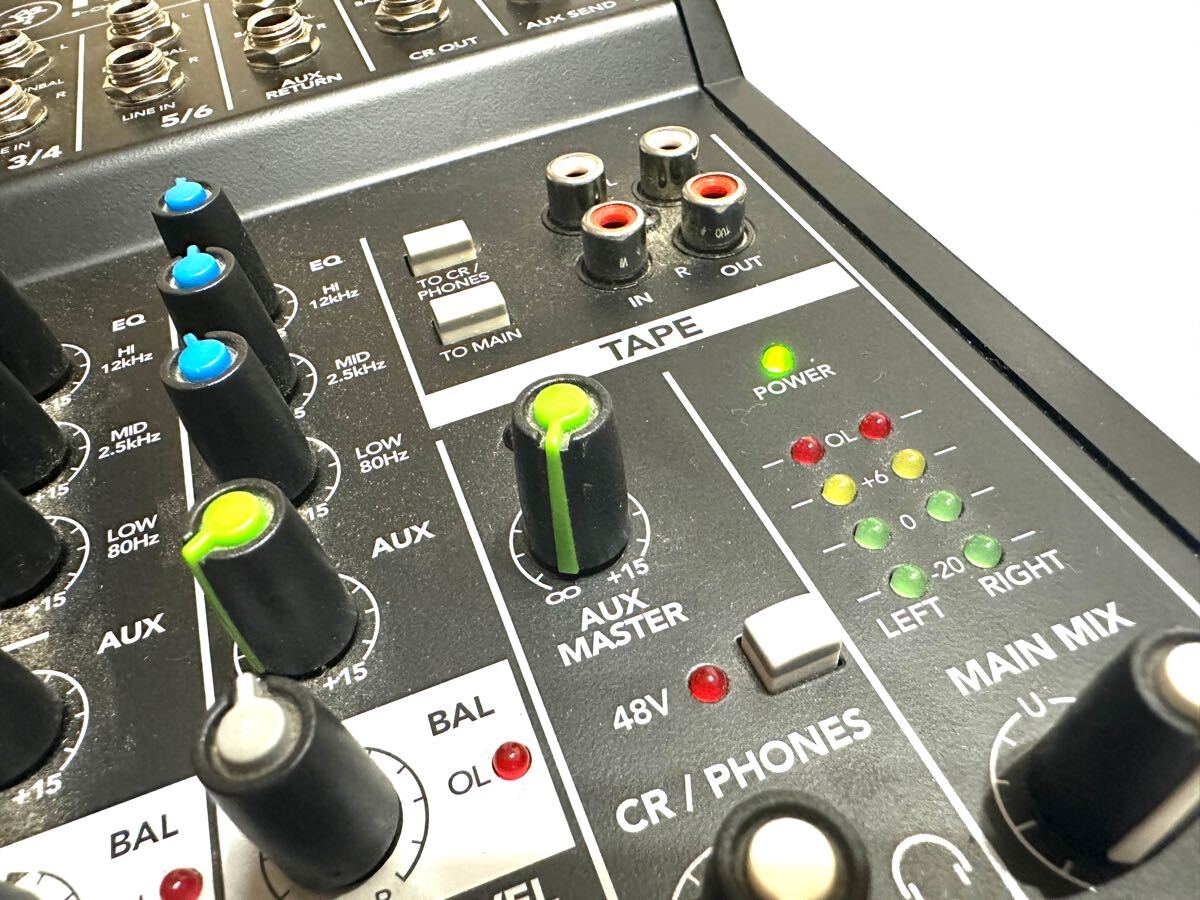 Yahoo!オークション - MACKIE マッキー MIX8 8ch 8-CHANNEL COMPACT MI...
