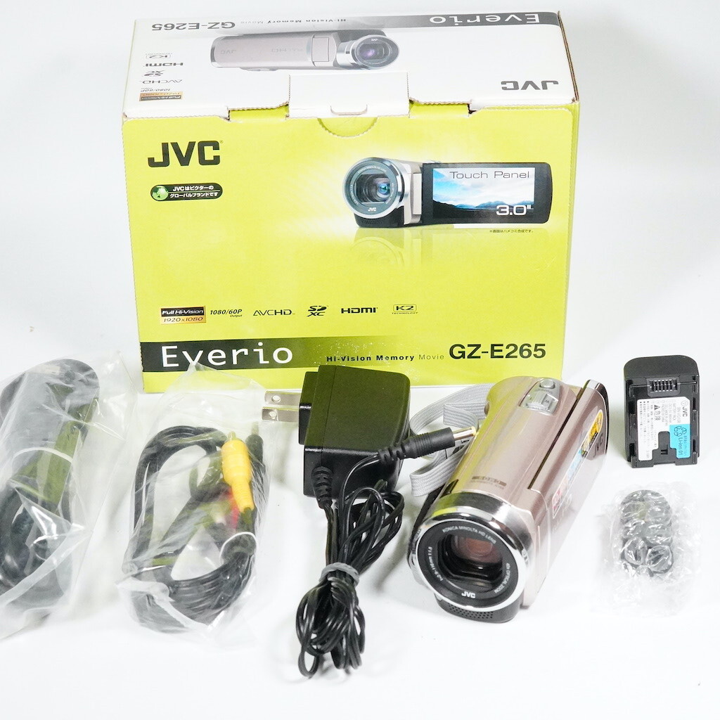Yahoo!オークション - JVC Victor Everio GZ-E265-N ピンク 元箱 /1399...