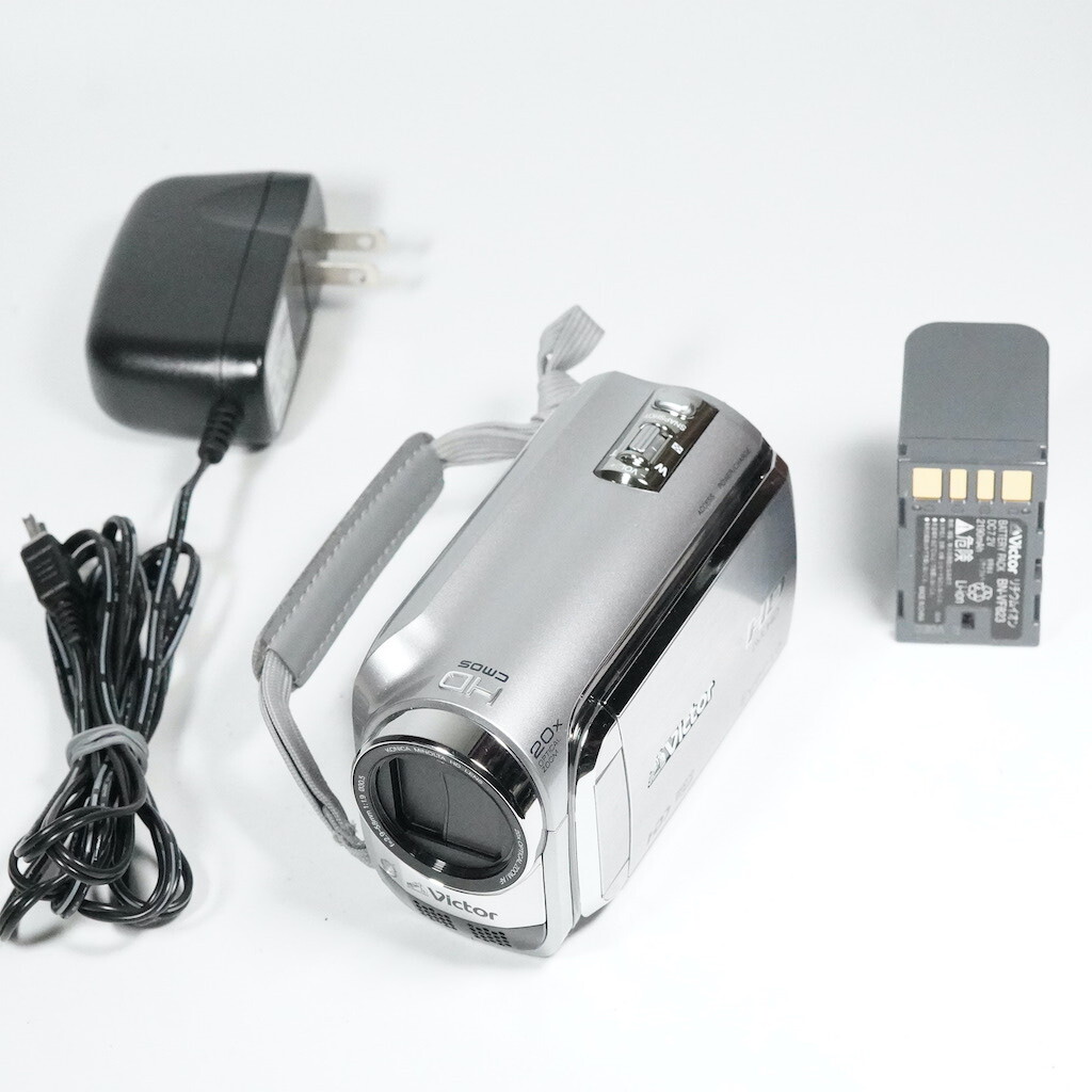 Yahoo!オークション - JVC Victor Everio GZ-HD300-S シルバー 動作OK ...