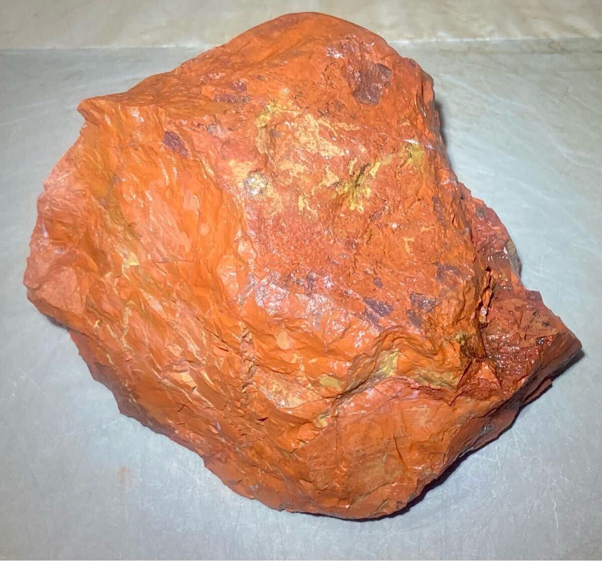 Yahoo!オークション - 福島県産天然レッドジャスパー原石428gレア石^