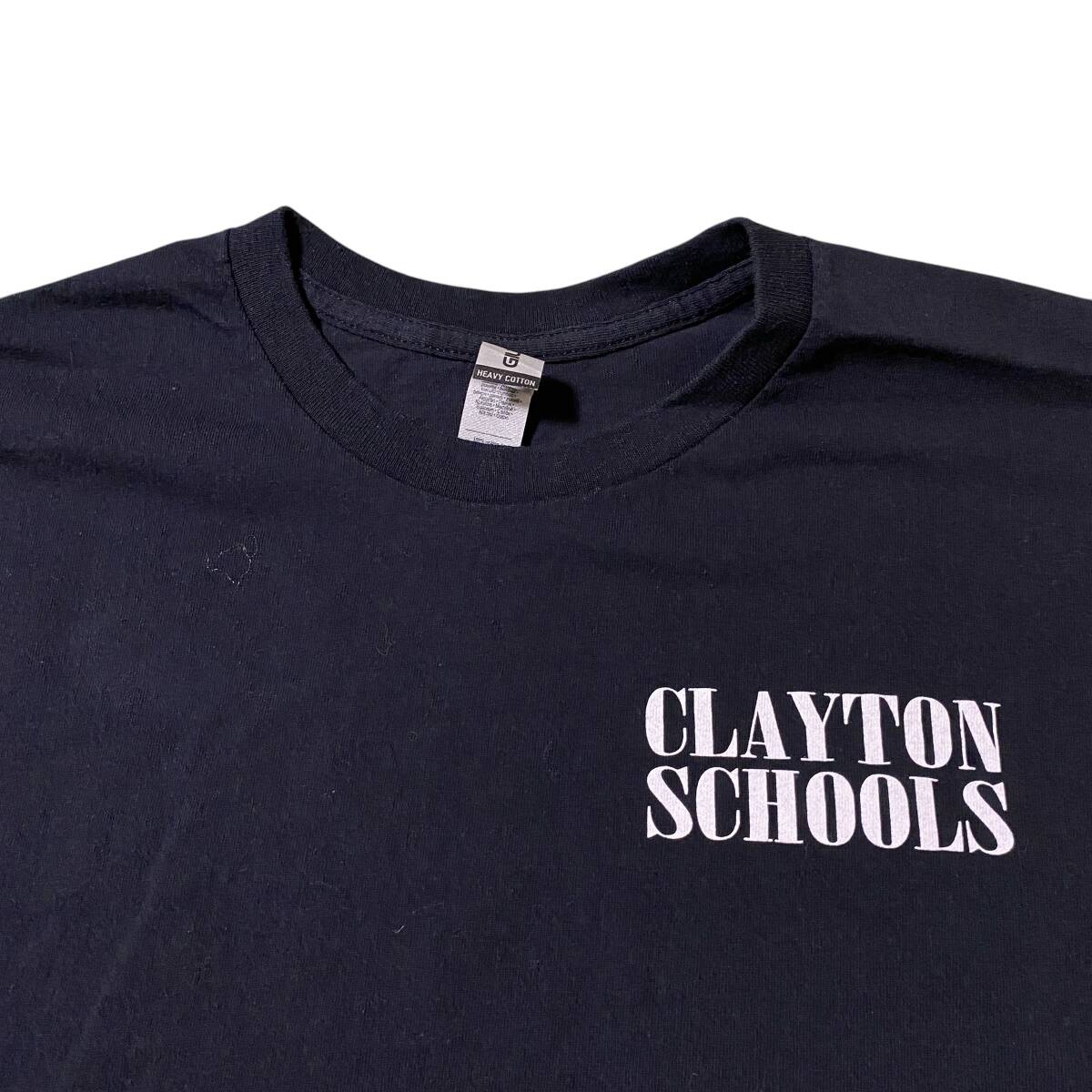アメリカ古着 CLAYTON SCHOOLS 半袖 Tシャツ US古着 クルー アメリカ古着 CLAYTON SCHOOLS 半袖 Tシャツ US古着 クルー