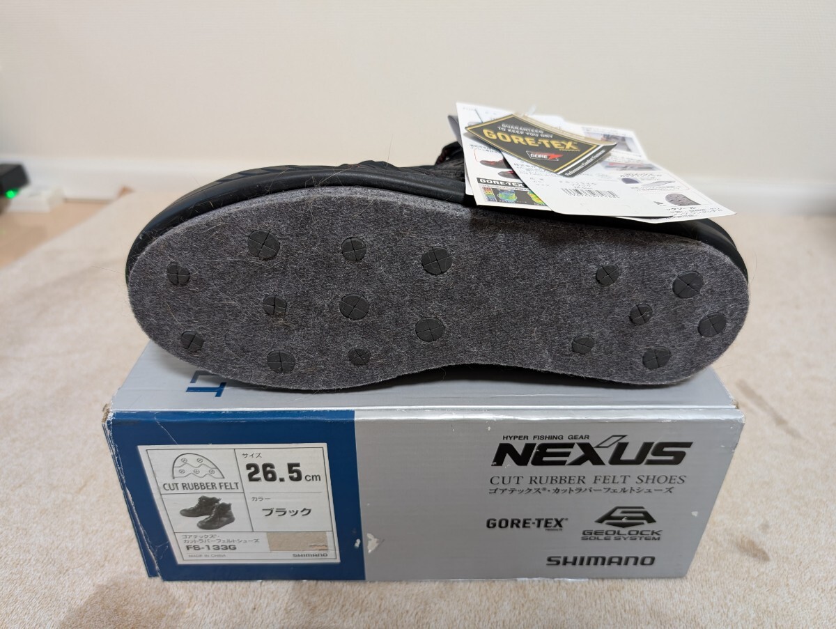 Yahoo!オークション - 新品 磯シューズ 26.5cm ゴアテックス シマノ ネ...