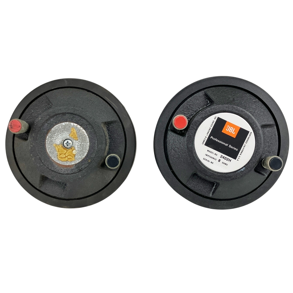 Yahoo!オークション - JBL 2402H ホーン型 ツイーターユニット ペア 中...