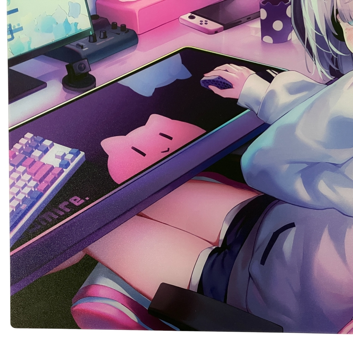 ぶいすぽっ! VSPO! GEAR 花芽 すみれ ガラス マウス パッド PC ぶいすぽっ! VSPO! GEAR 花芽 すみれ ガラス マウス パッド PC