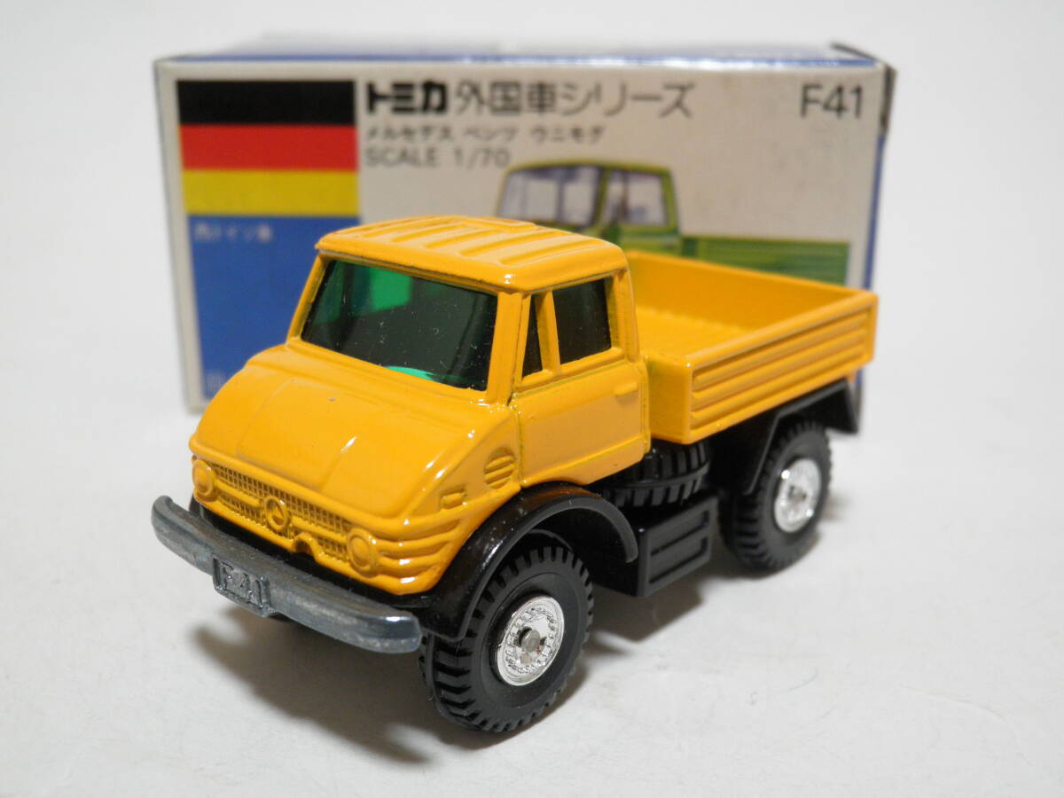 Yahoo!オークション - トミカ F41-1 メルセデス ベンツ ウニモグ