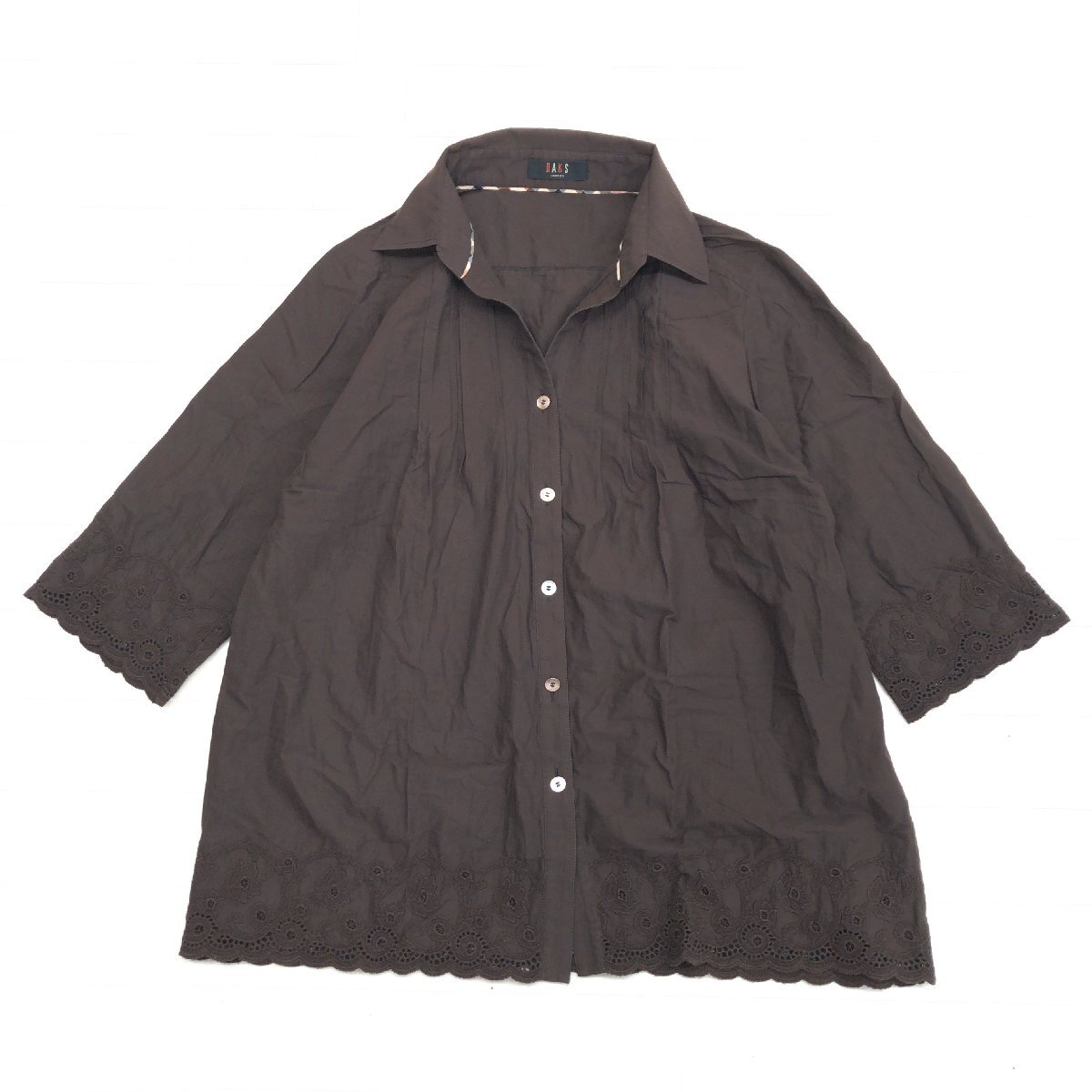 Yahoo!オークション - DAKS ダックス コットン100% スキッパーカラー ...