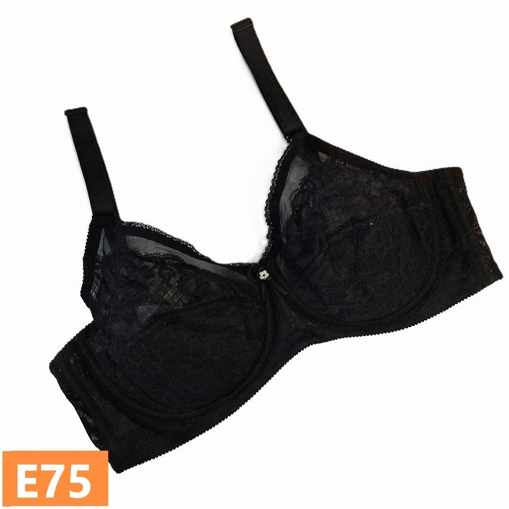 Yahoo!オークション - シャンデール ブラジャー E75 ブラック 黒 USED ...