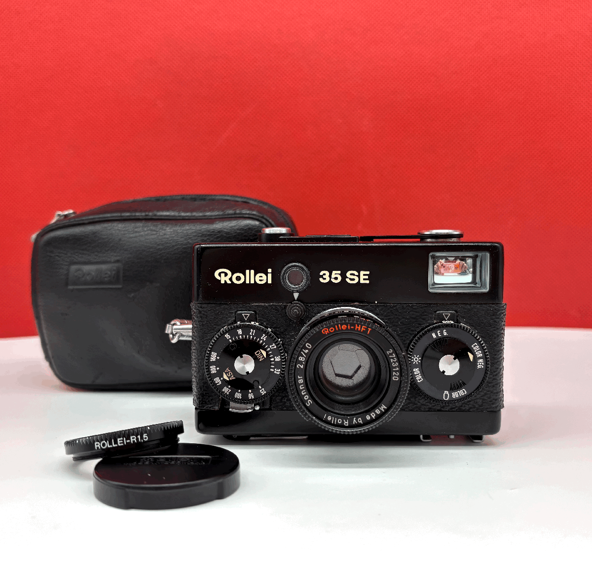 #29 防湿庫保管品 Rollei 35 SE コンパクトフィルムカメラ Sonnar F2.8 40mm Rollei-HFT シャッター 露出計OK ローライ(コンパクトカメラ)｜売買され ...