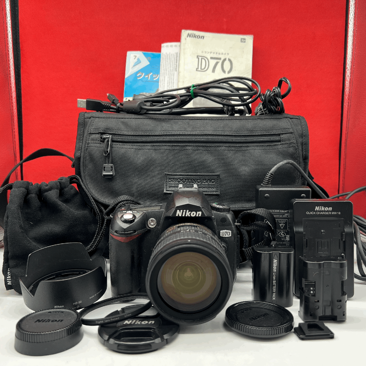 Yahoo!オークション - 21 Nikon D70 デジタル一眼レフカメラ ボディ A...