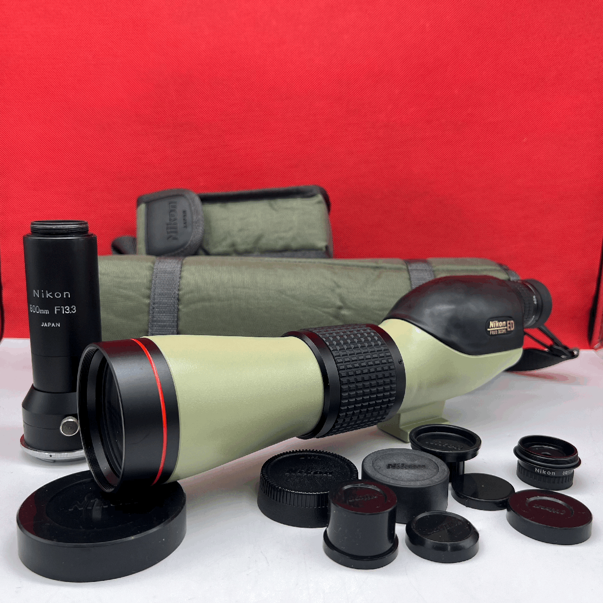 Yahoo!オークション - 63 Nikon FIELD SCOPE ED D=60 P フィールドス...