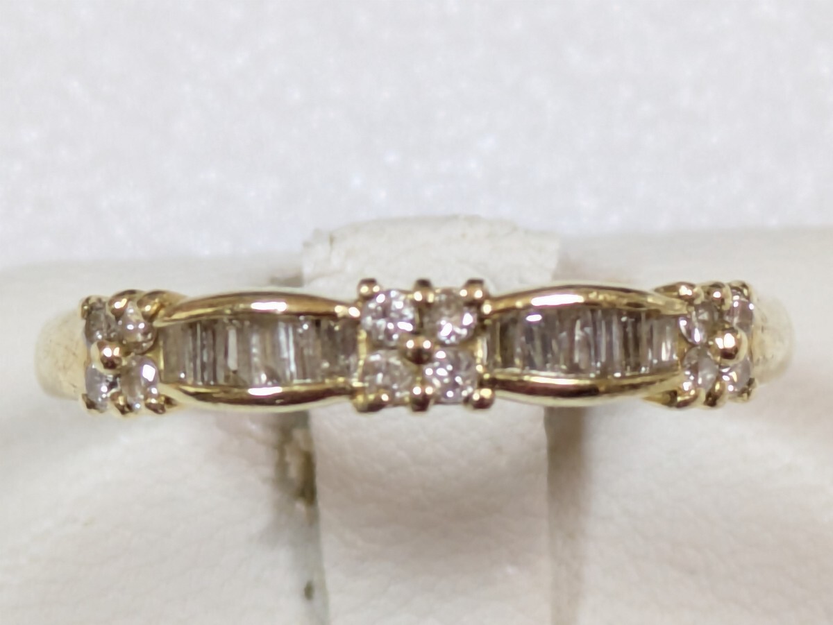 Yahoo!オークション - K18／D0.35ct リング 指輪 16号
