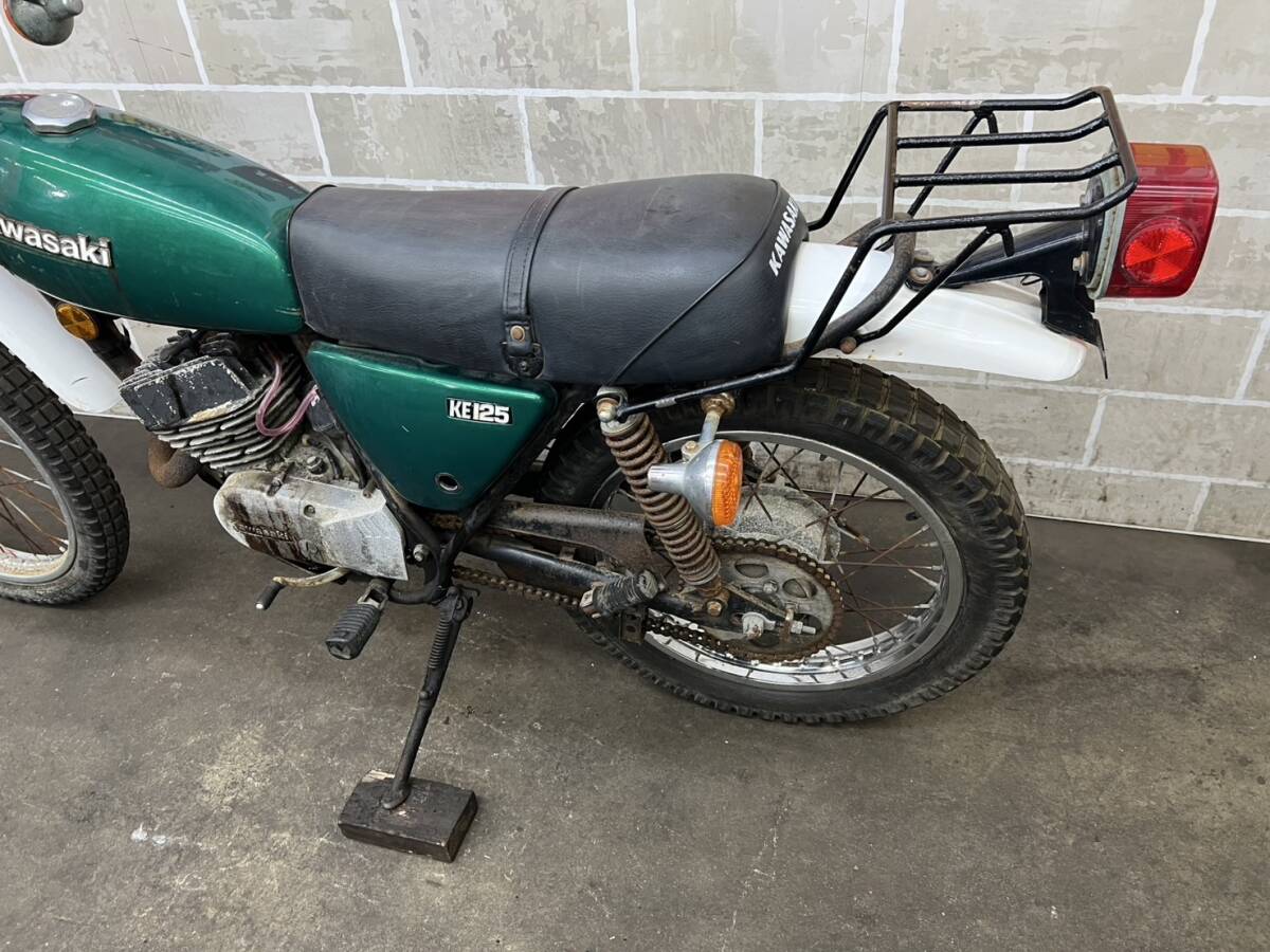 Yahoo!オークション - KAWASAKI カワサキ KE125 K1 販売証明書有り エ...
