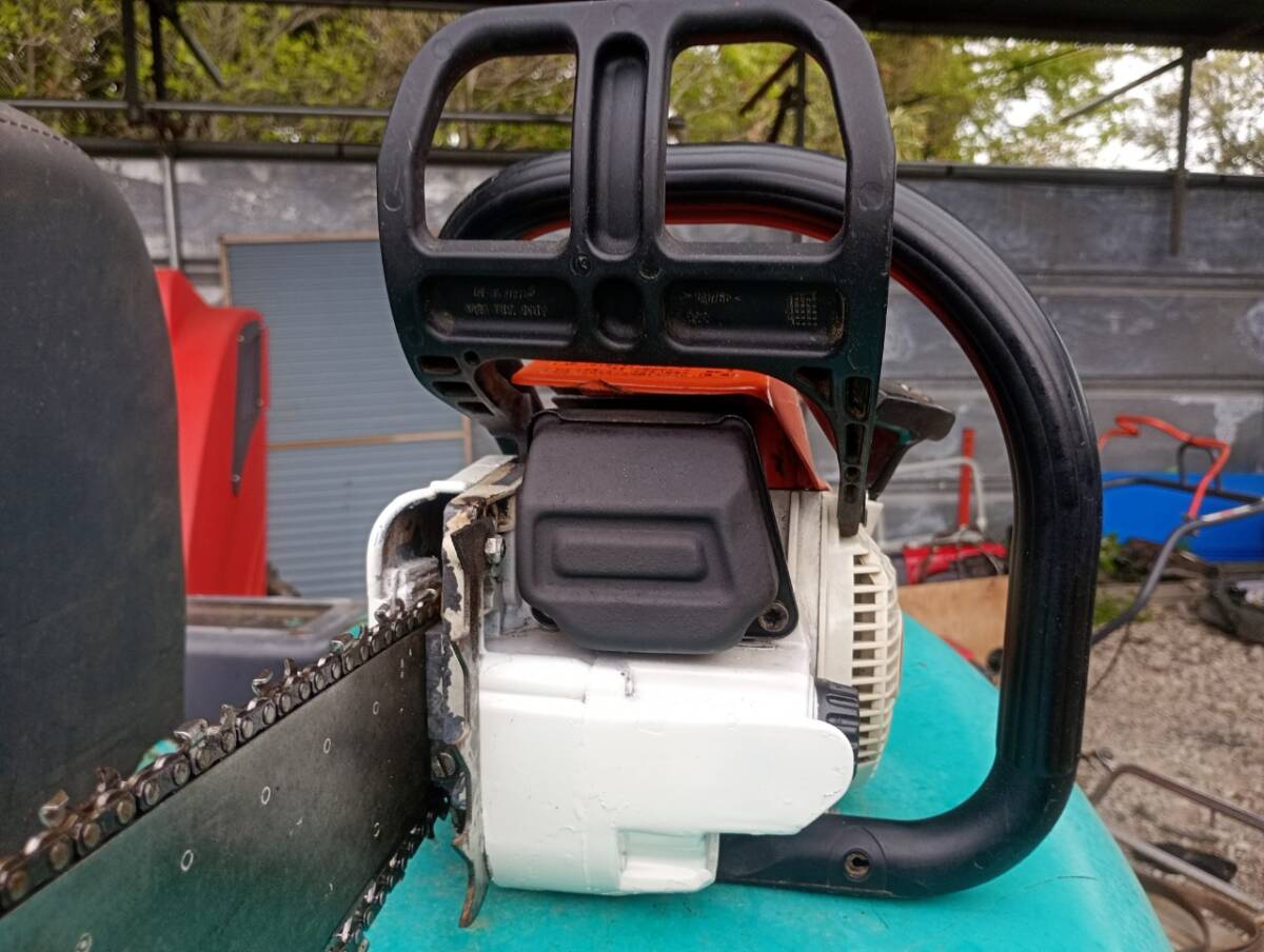 Yahoo!オークション - 1円 スチール チェンソー 024AV 42cc バー40cm ...