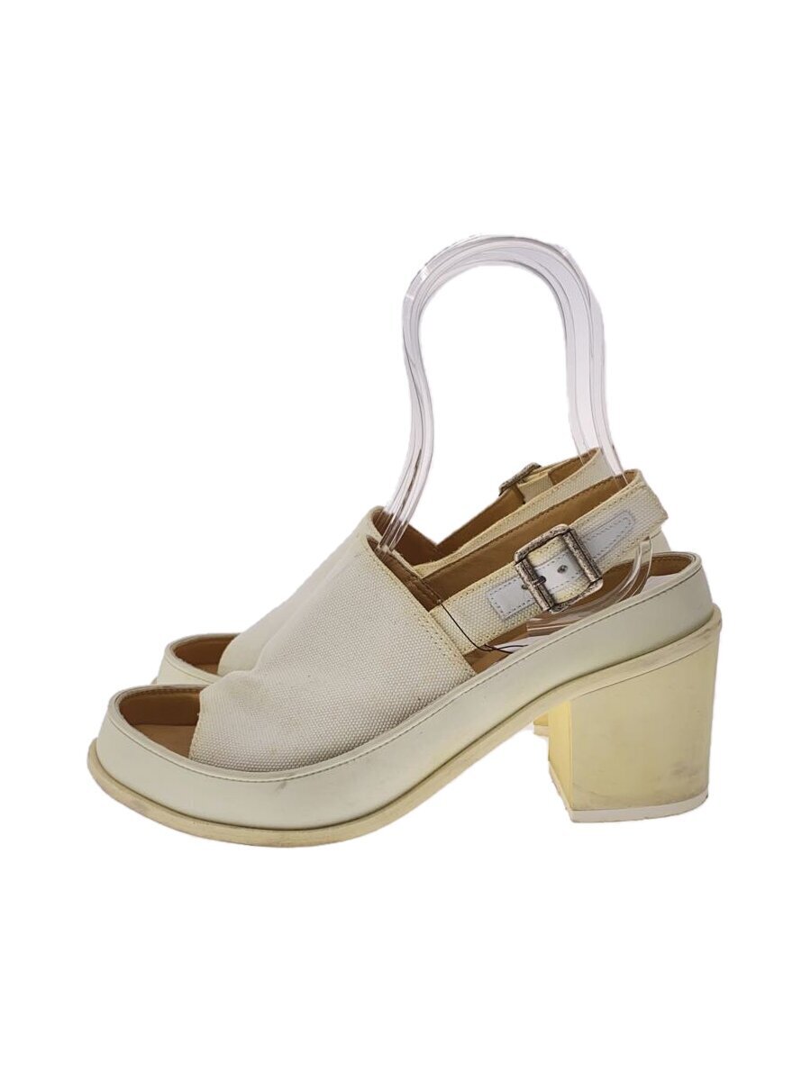 Yahoo!オークション - MM6 サンダル/38/WHT/キャンバス