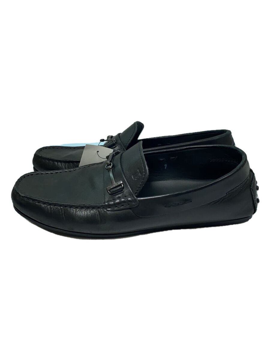 Yahoo!オークション - TOD’S ローファー/UK7/BLK/レザー//
