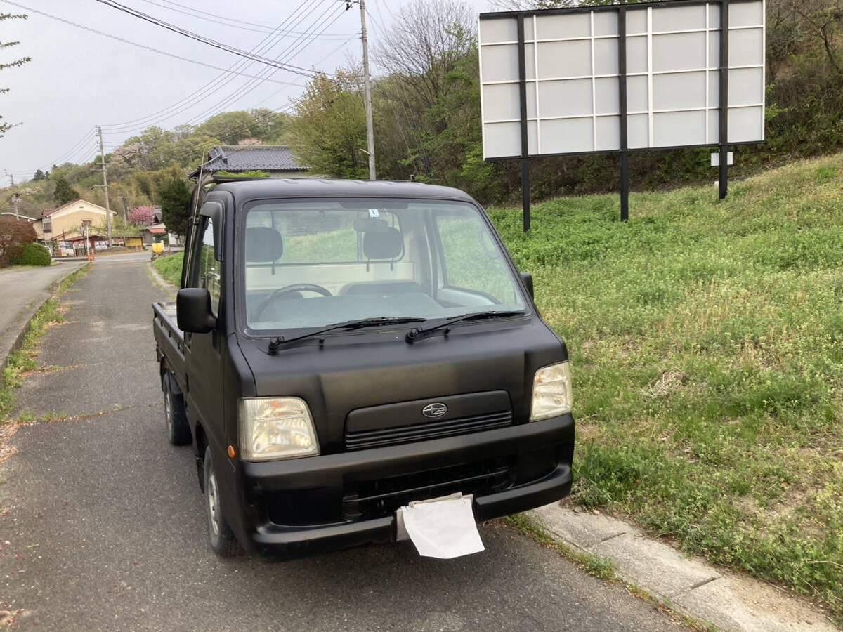 Yahoo!オークション - スバル サンバートラック 4WD TC 車検令和9年ま...