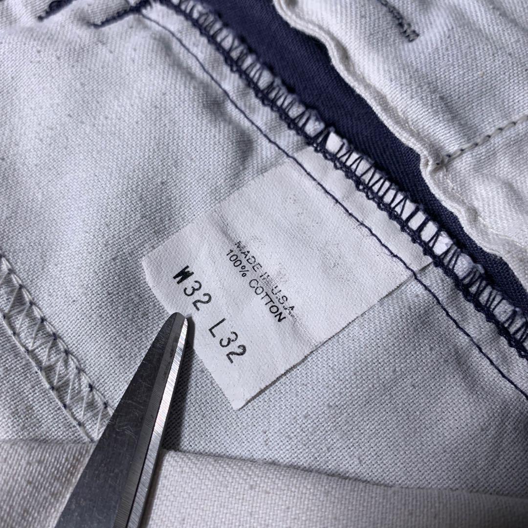 90s USA製 DOCKERS 2タック チノパン スラックス ネイビー 32 90s USA製 DOCKERS 2タック チノパン スラックス ネイビー 32