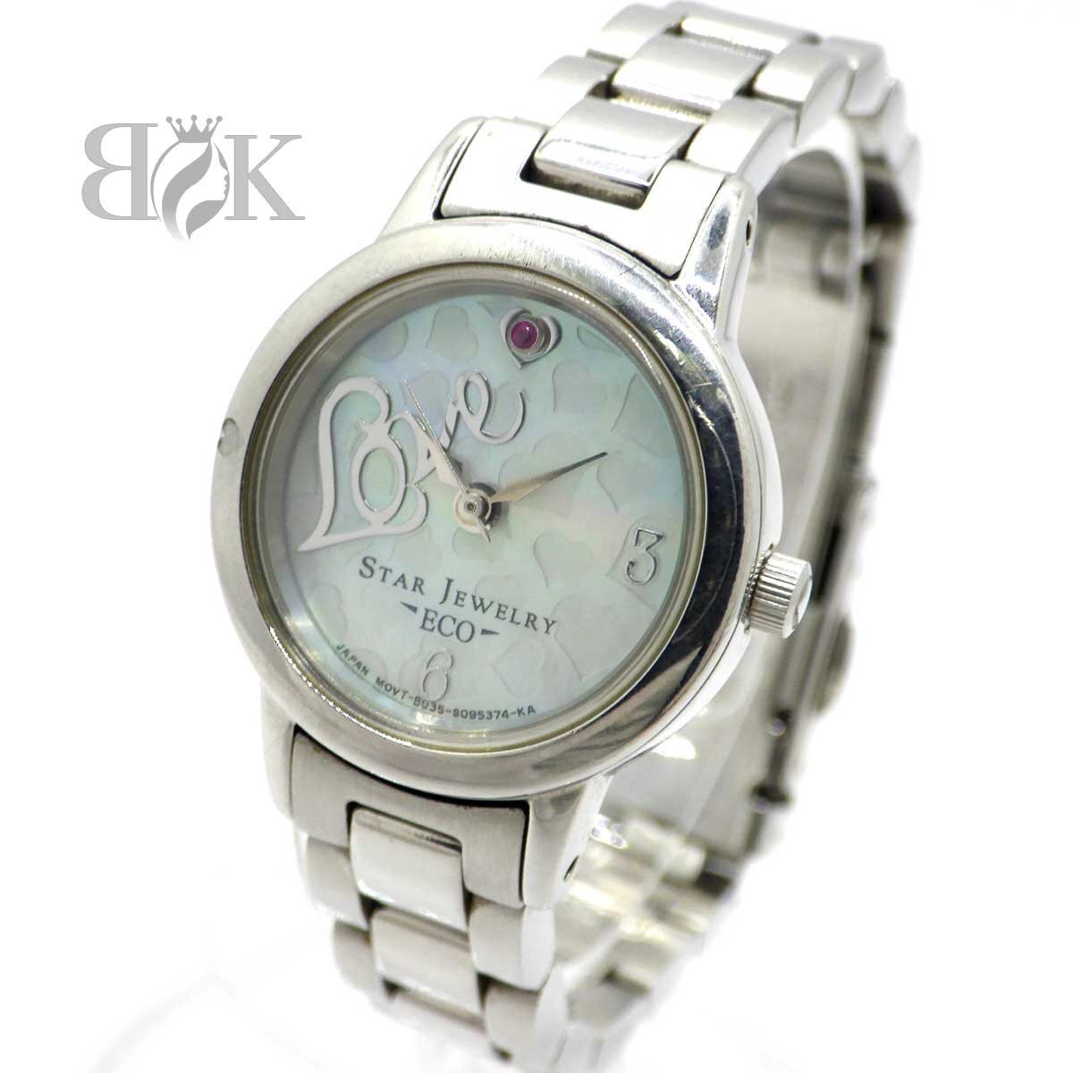 Yahoo!オークション - スタージュエリー B035-S064139 シェル文字盤 エ...