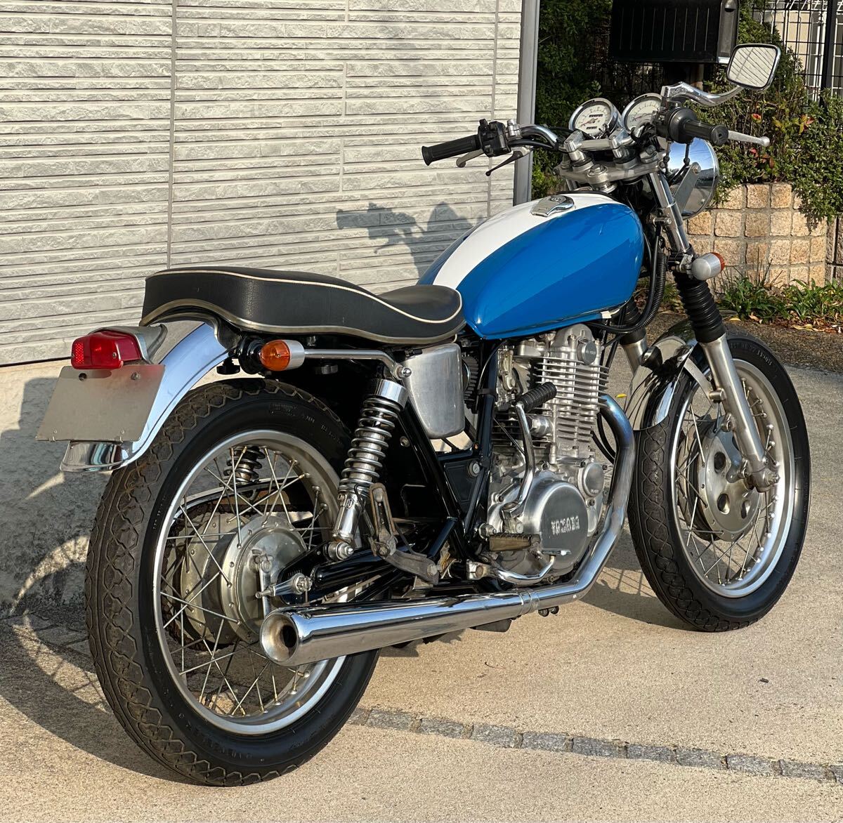 Yahoo!オークション - YAMAHA SR400 2型 1JR エンジン実動 電装灯火類O...