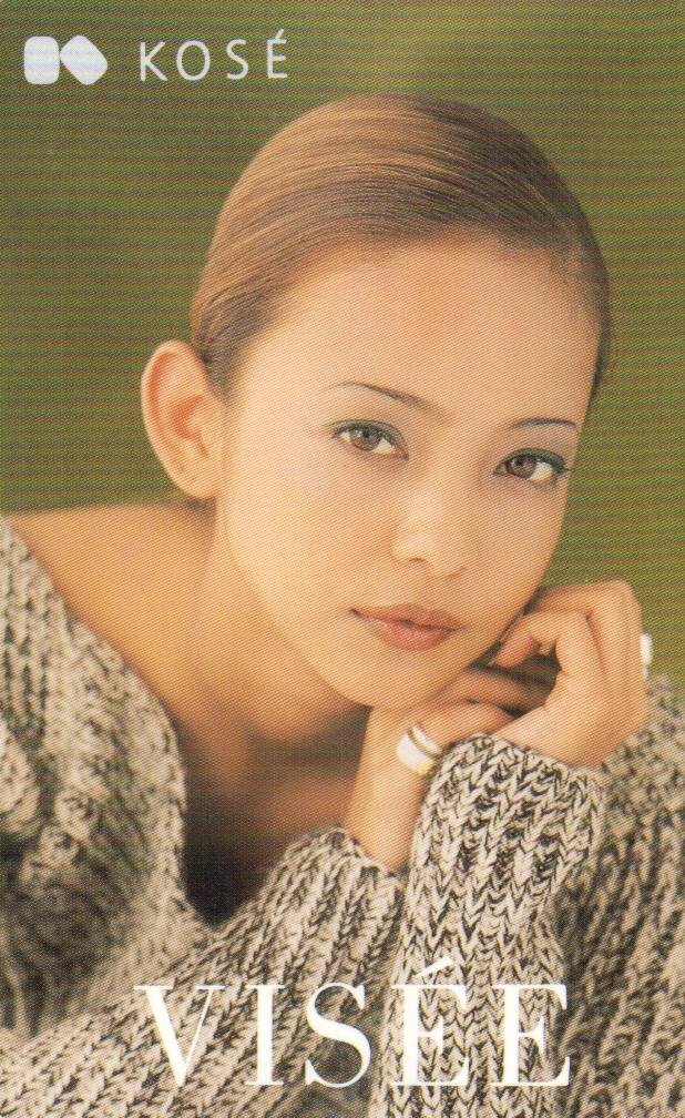 Yahoo!オークション - 安室奈美恵 KOSE/コーセー 微傷有 テレカ50度...