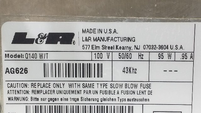 Yahoo!オークション - (1円スタート ) 超音波洗浄機【4台セット】L&R Q...